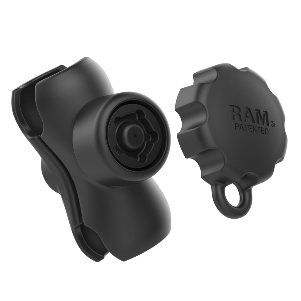 RAM® Double Socket Arm with RAM® Pin-Lock™ 5-Pin Security Knob - C Size ...